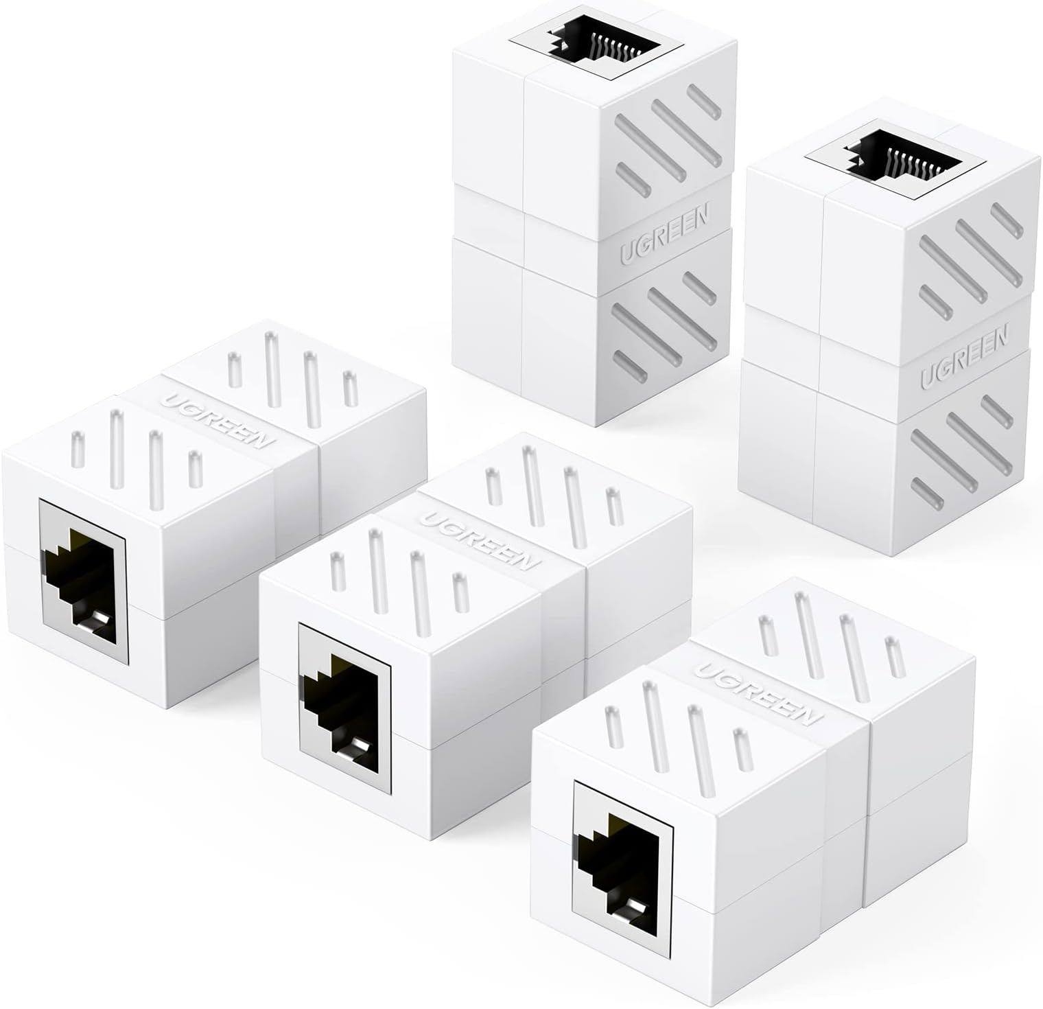 Ugreen Adaptador RJ45 para cable de Red Ethernet Cat6 RJ45 Acoplador ...