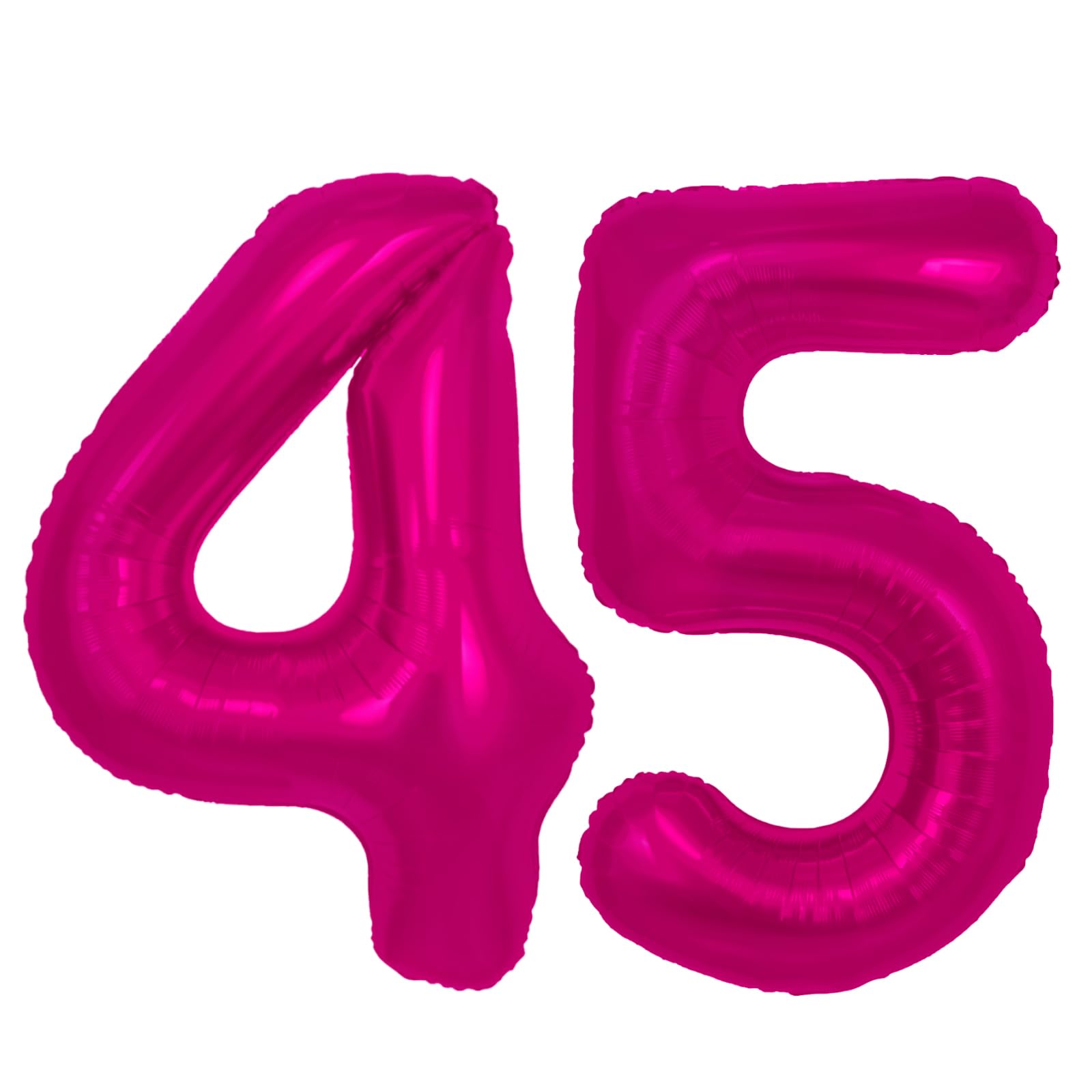 Amazon.com: 40 inch Hot Pink Number 45 Balloon, Giant Large 45 Foil ...