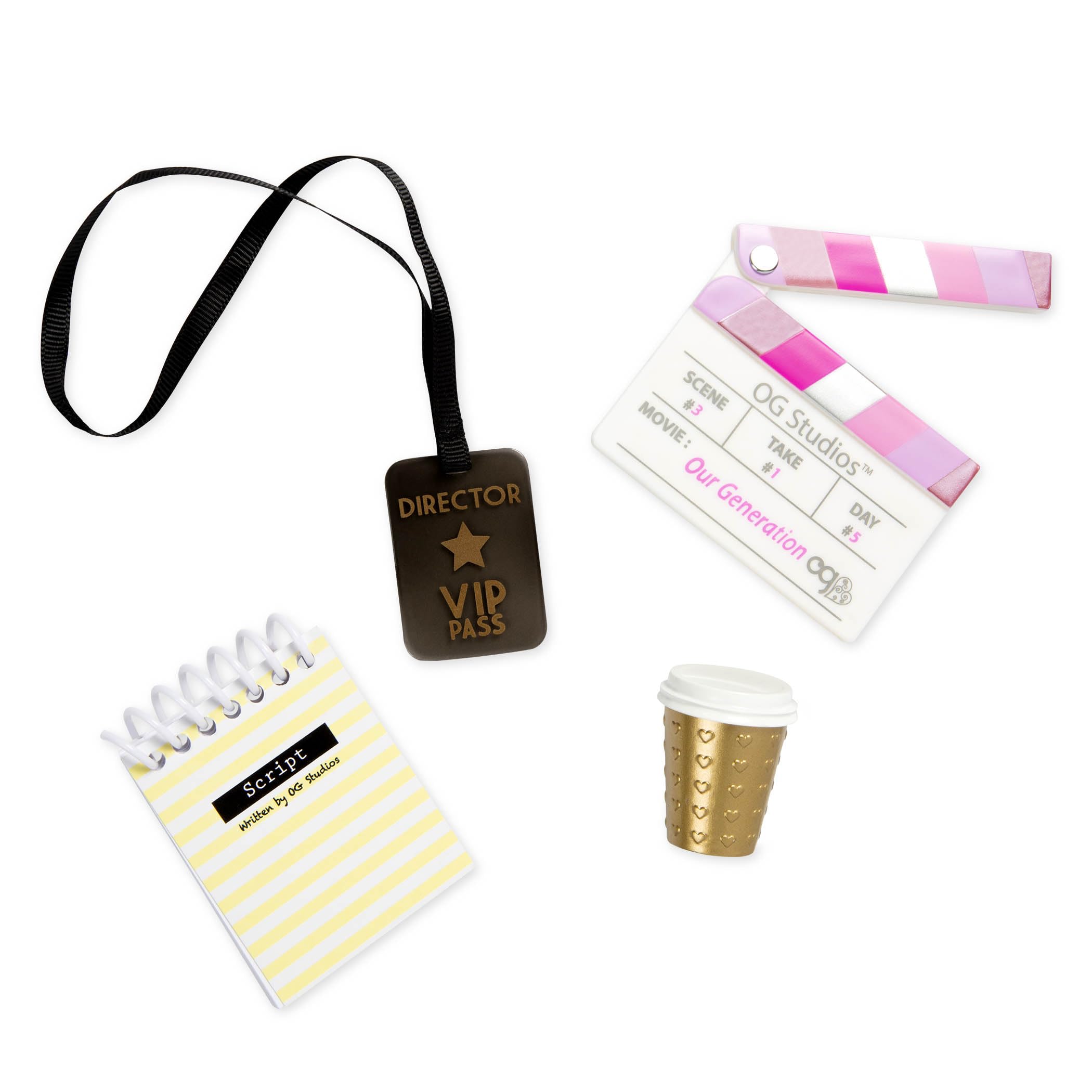 Our Generation Directorial Debut Playset – Film Director Set for 18 ...