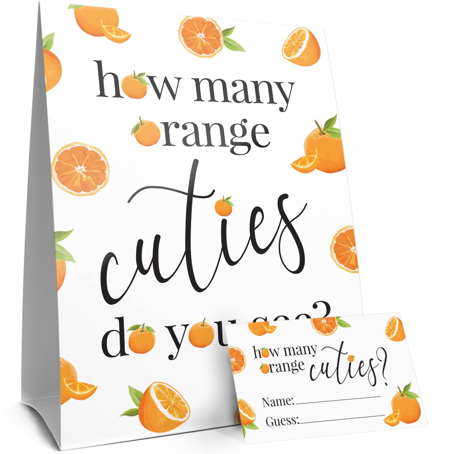 Distinctivsorange Little Cutie Baby Shower Game How Many Cuties In ...