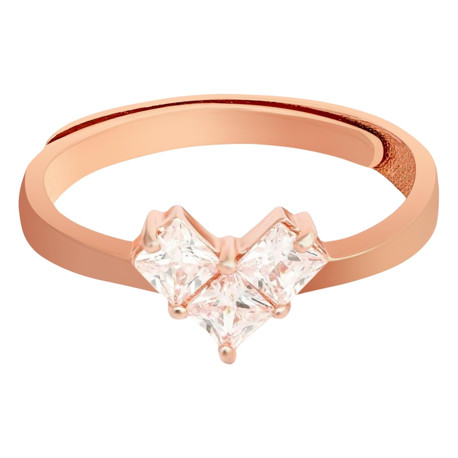 ZAVYA 925 Pure Silver Ring with Rhodium plating| With certificate of ...