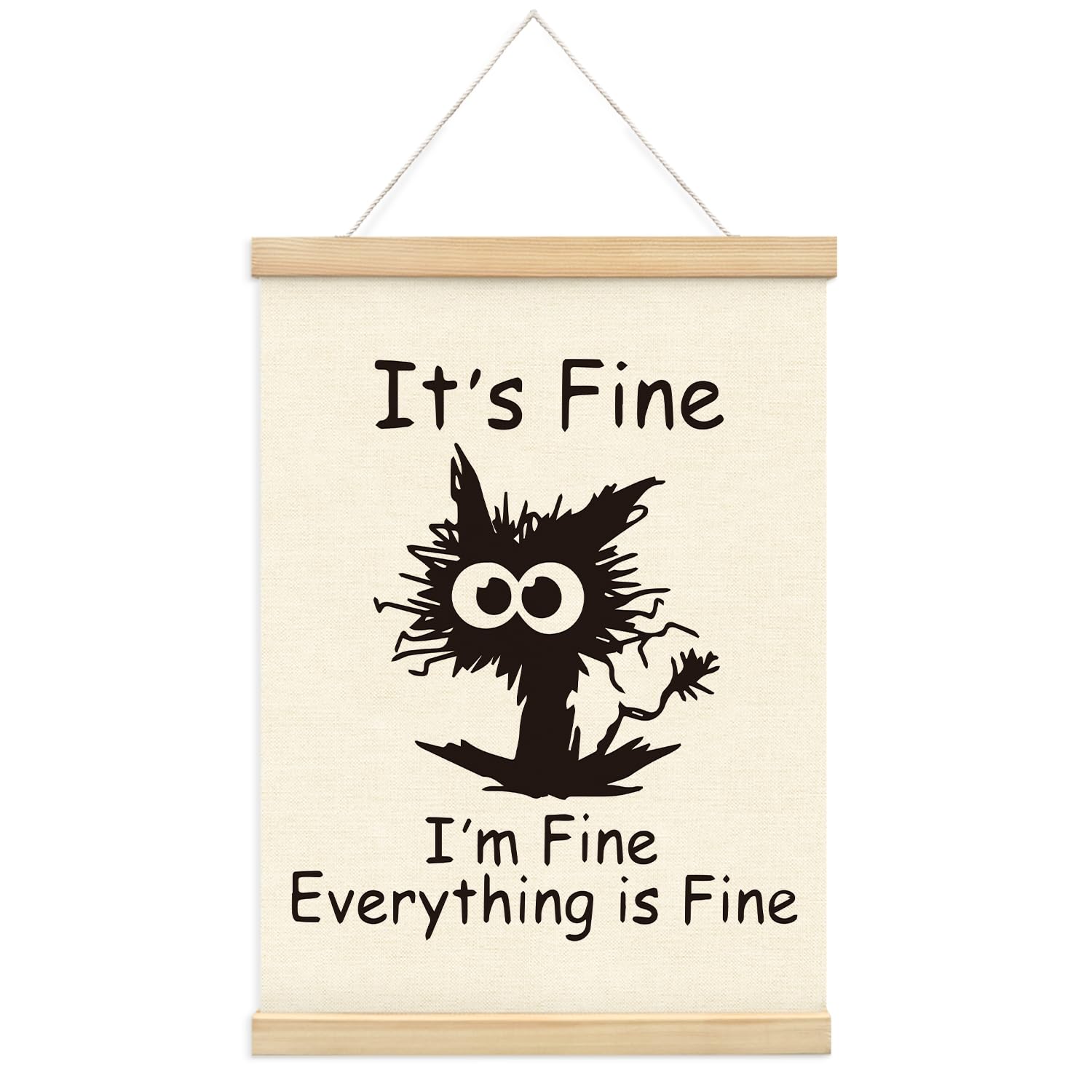 Mtrgdn Positive Office Wall Decor Its Fine Im Fine Everything ...