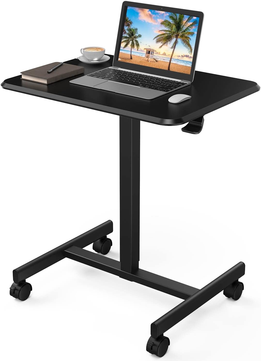 Amazon.com: edx Small Standing Desk Mobile Standing Desk Adjustable ...