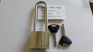 Abloy Sentry PL330/100B Brass Padlock w/ 2 Keys, Chrome Finish - Amazon.com