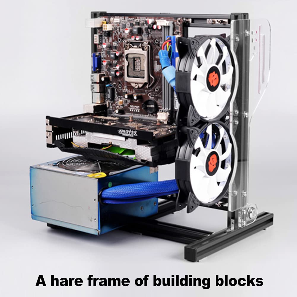 Wendry Computer Motherboard Case Rack,ATX/M-ATX/ITX Open Chassis ...