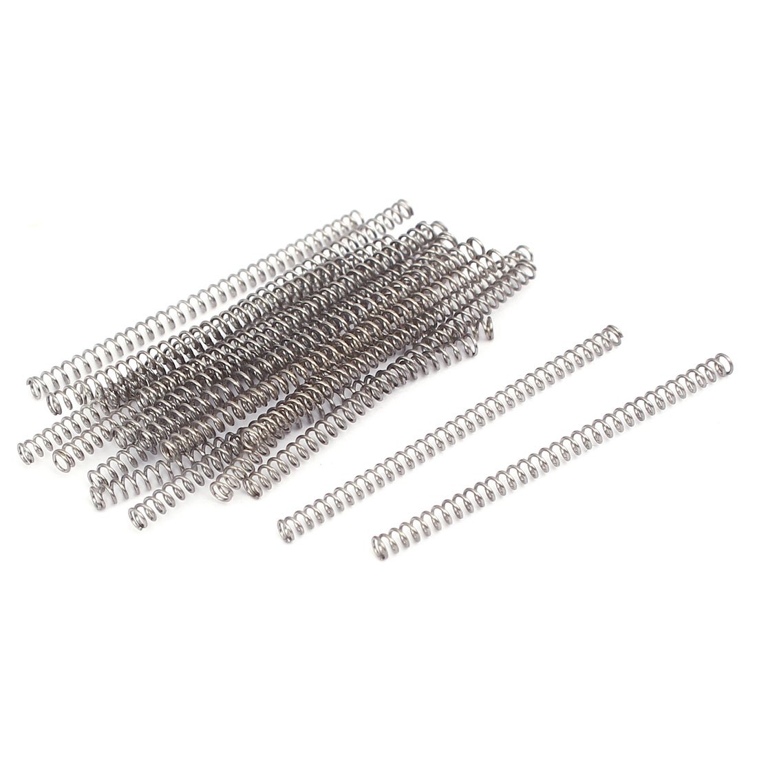 uxcell Compression Spring,304 Stainless Steel,2mm OD,0.3mm Wire Size ...