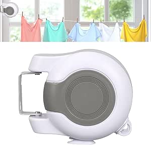 mumisuto Retractable Washing Line Outdoor, 30M Heavy Duty Double ...