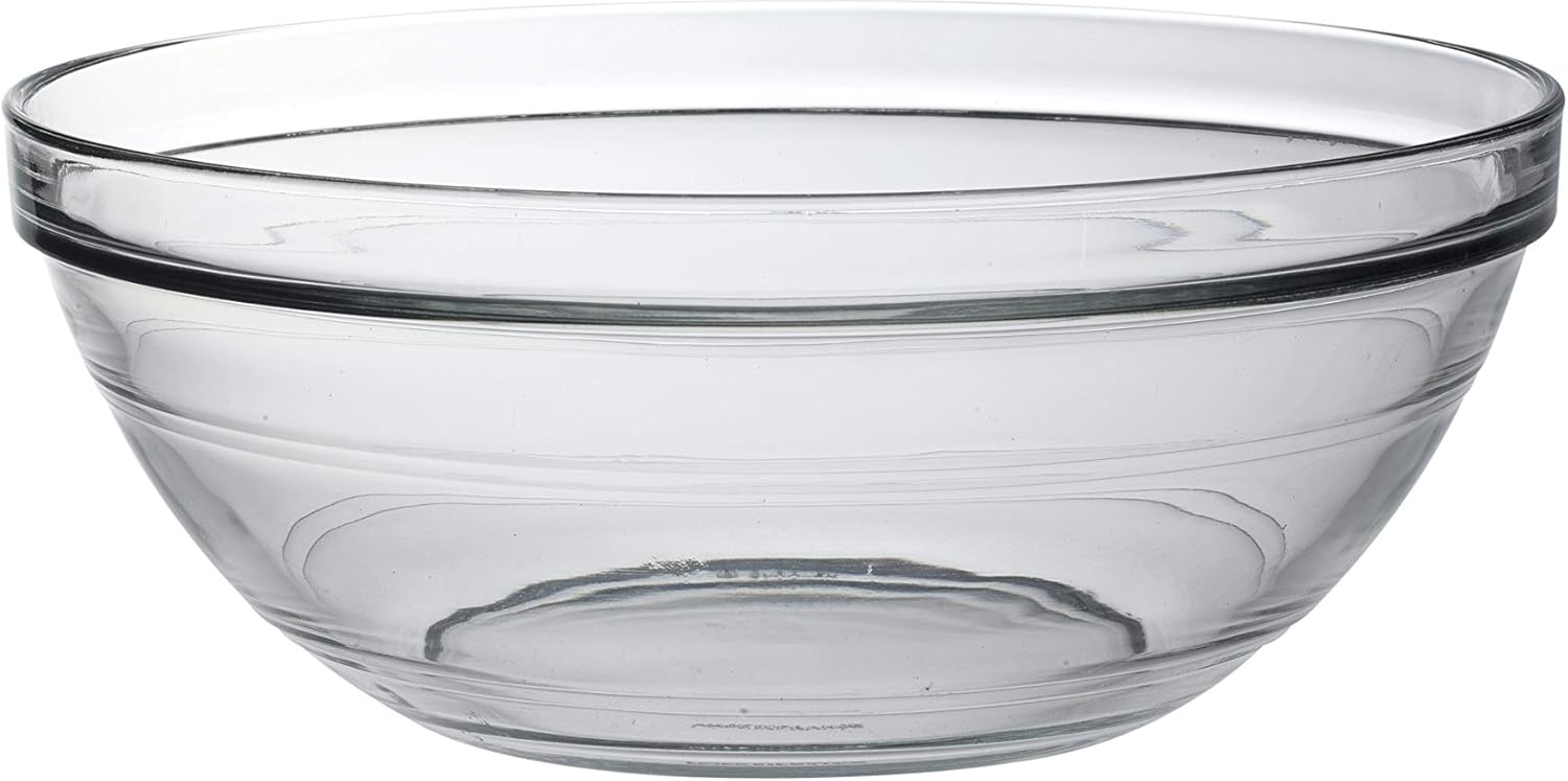Amazon.com: Duralex Gigogne Glass Stackable Mixing Bowls/Prep Bowls Set ...