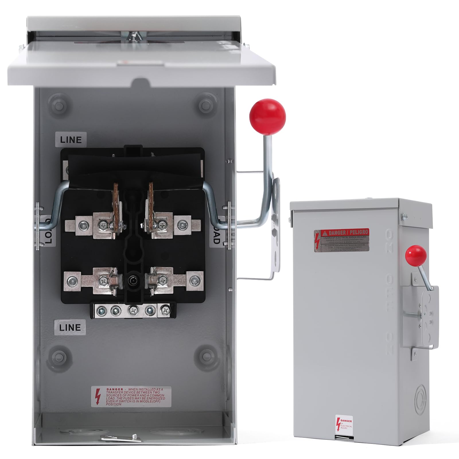 Amazon.com: Fenglesha 100 Amp Generator Transfer Switch, 24000W General ...