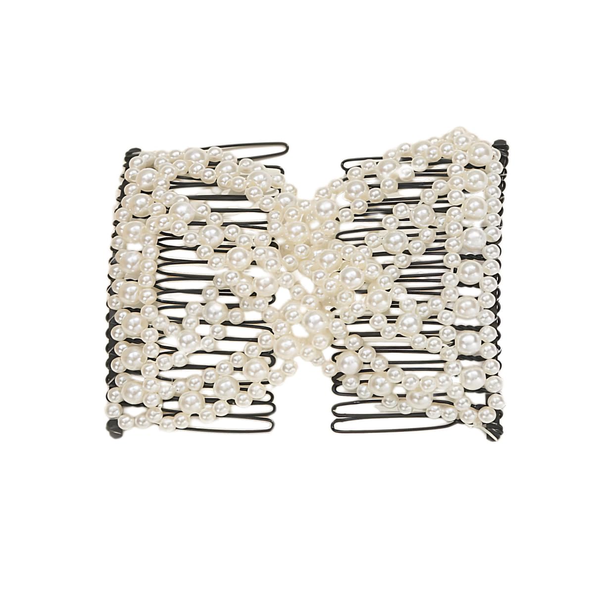 Amazon.com : Ruihfas 1 PCS Magic Hair Combs Beaded Stretch Double Side ...