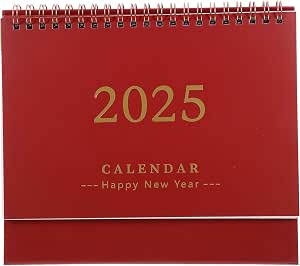 Amazon.com : NUOBESTY Desktop Calendar 2024-2025 Standing Flip Calendar ...