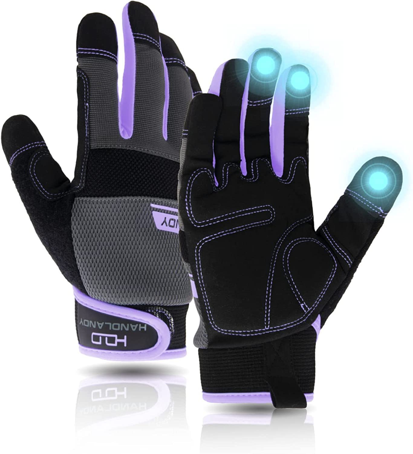 AIGEVTURE Work Gloves Men Women,Utility Gardening Gloves Touch Screen ...