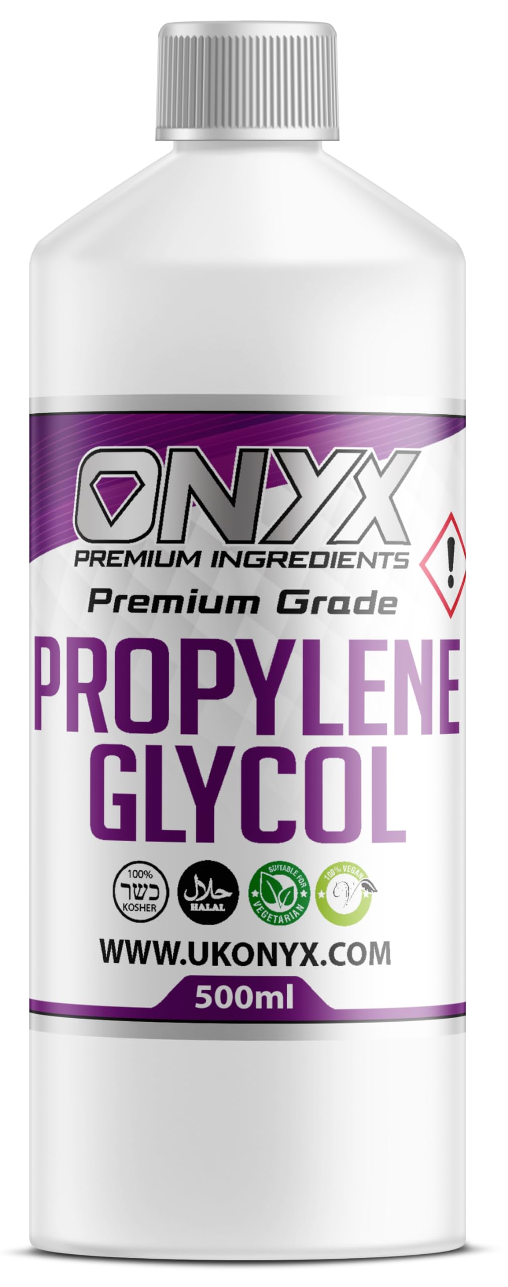 Buy 500ml Premium Mono-Propylene Glycol (MPG) 100% PURE Food Grade USP/EP , Non GMO PG (500ml ...