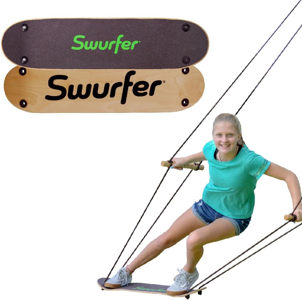 Amazon.com: Hearthsong 33-Inch Air Rider Surf Swing, 33½"L x 12" W ...