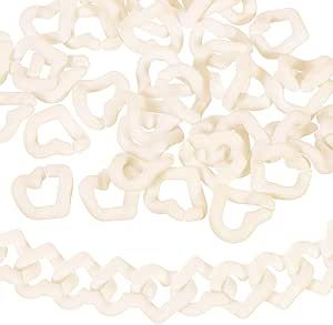 Amazon.com: uxcell 50Pcs Acrylic Chain Linking Rings, Link Connectors ...