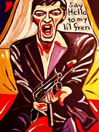 Amazon.com: SCARFACE PRINT POSTER man cave art birthday gift present ...