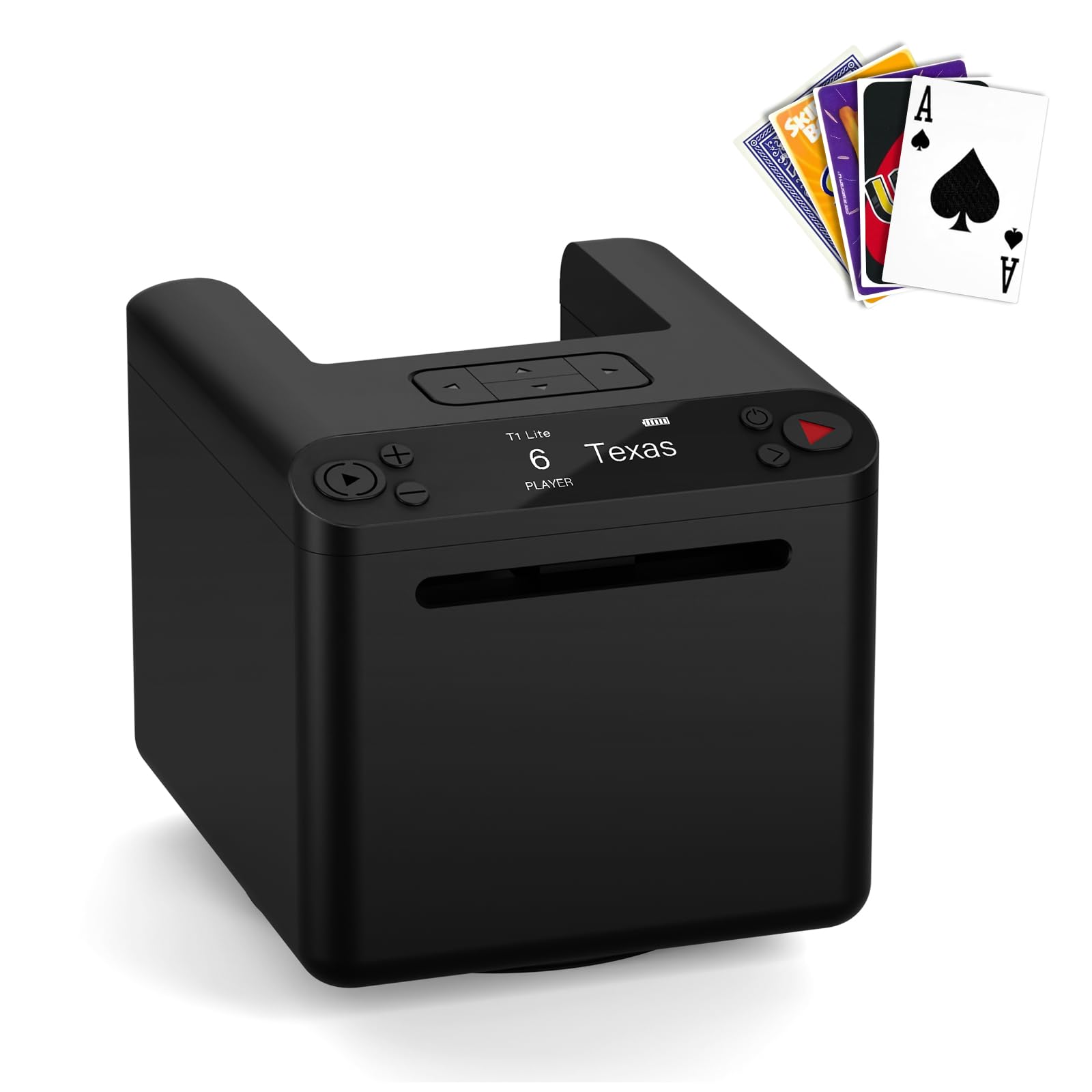 Automatic Card Dealer Machine for 1/2/3 Decks, 180/360 Rotating, USB ...