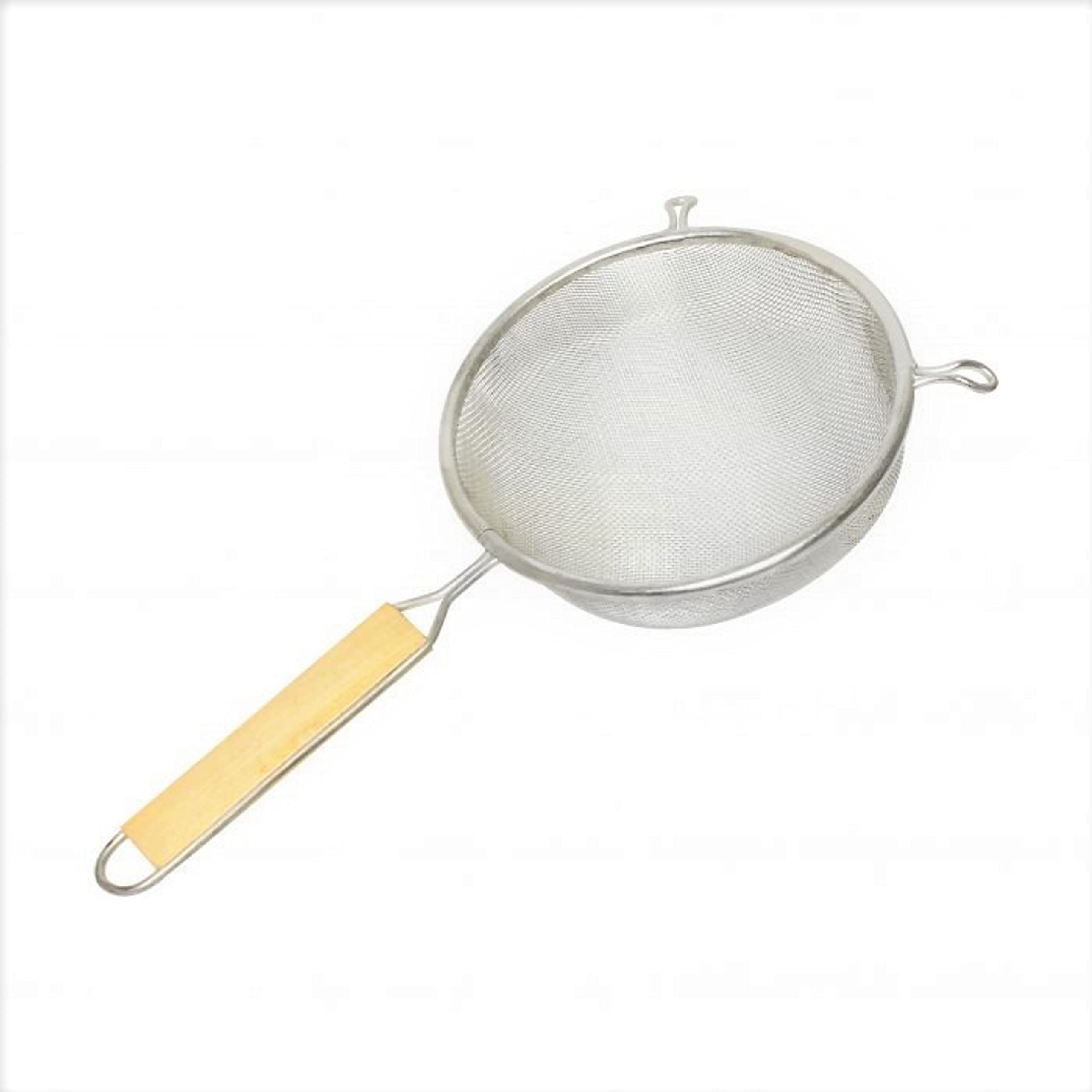 Snapklik.com : 6-Inch Single Fine Mesh Strainer Stainless Steel 6-1/2 ...