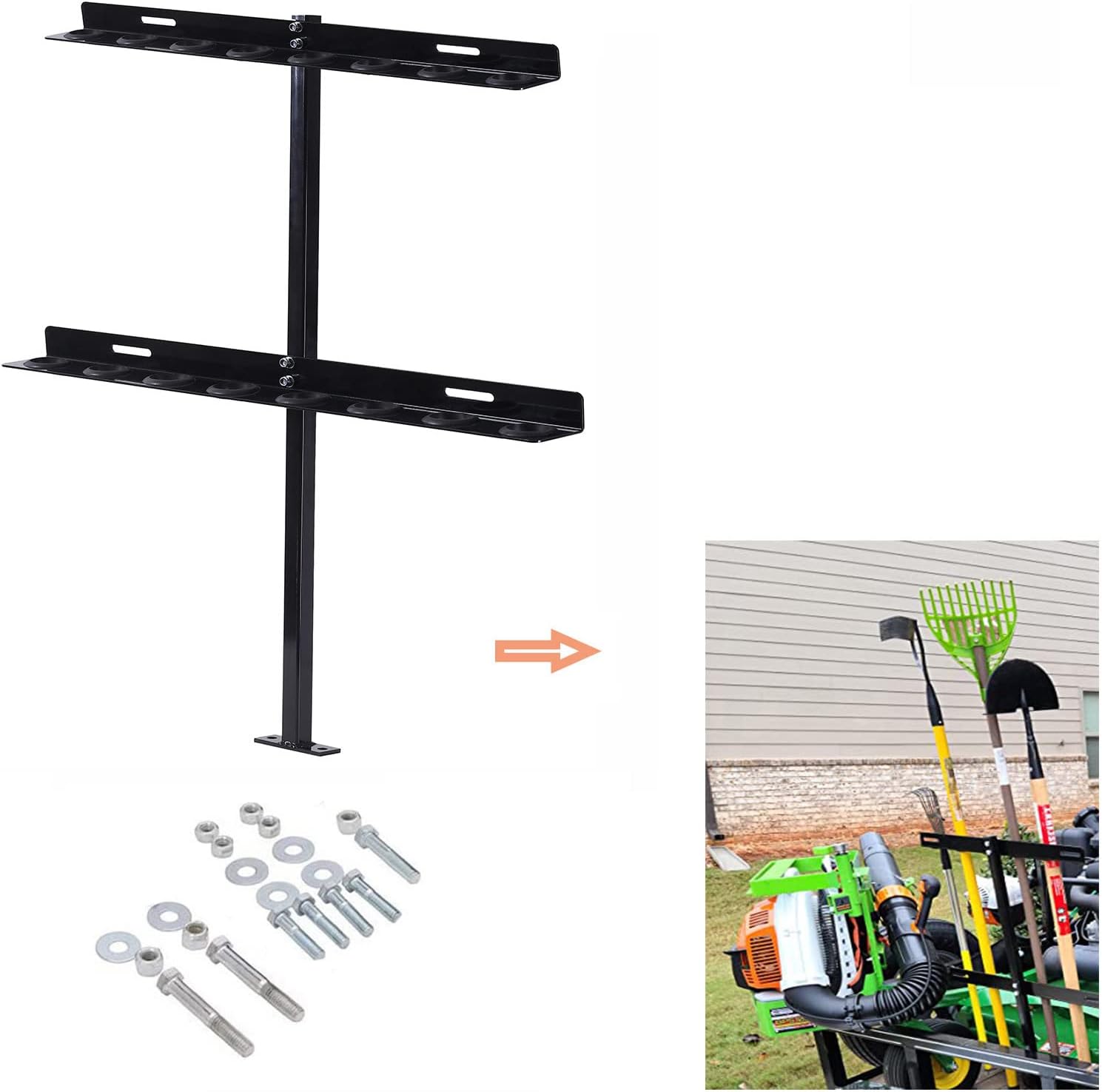 Amazon.com: Hand Tool Rack for Truck Trailer, 6 Holes Hand Tool Rack ...