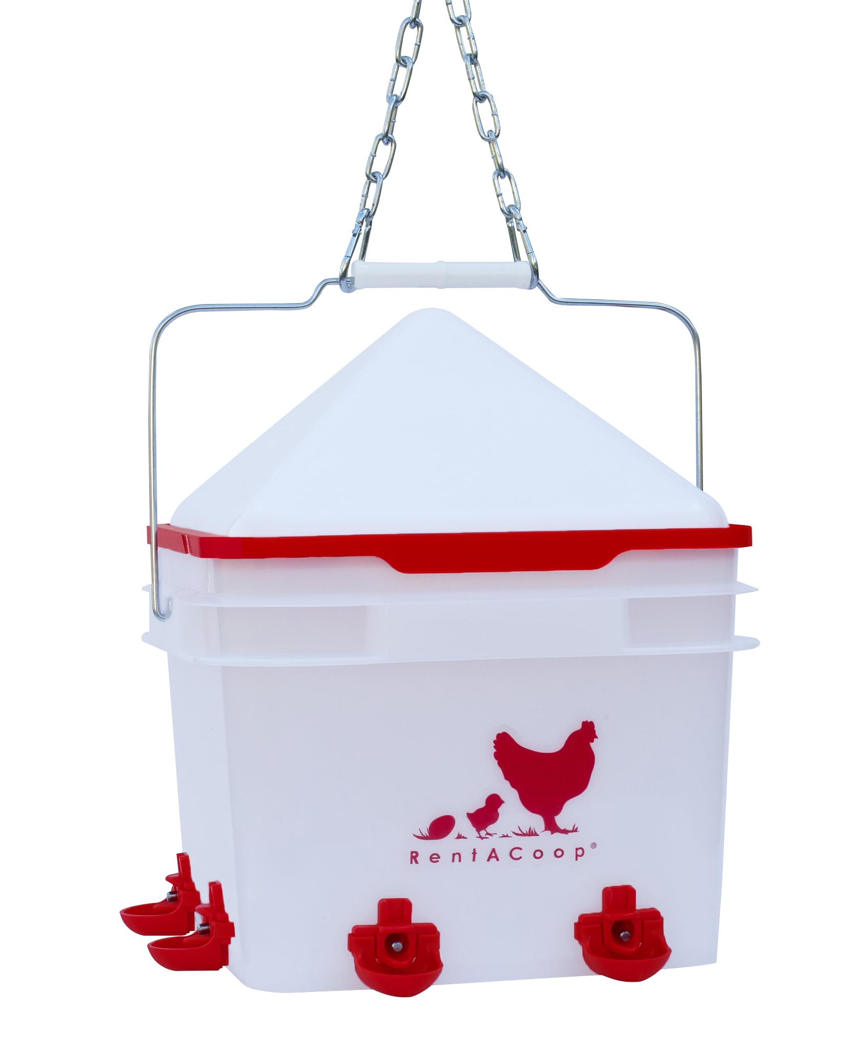 Snapklik.com : RentACoop 2 Gallon Chicken BPA-Free Plastic Bucket ...