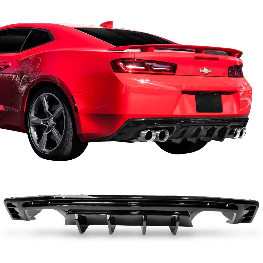 Amazon.com: FREEMOTOR802® Rear Diffuser Compatible With 2016-2024 ...