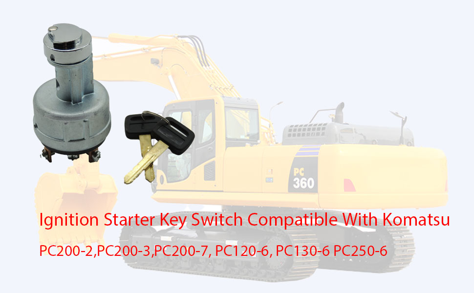 Watch Ignition Starter Key Switch - Compatible With Komatsu on Amazon Live