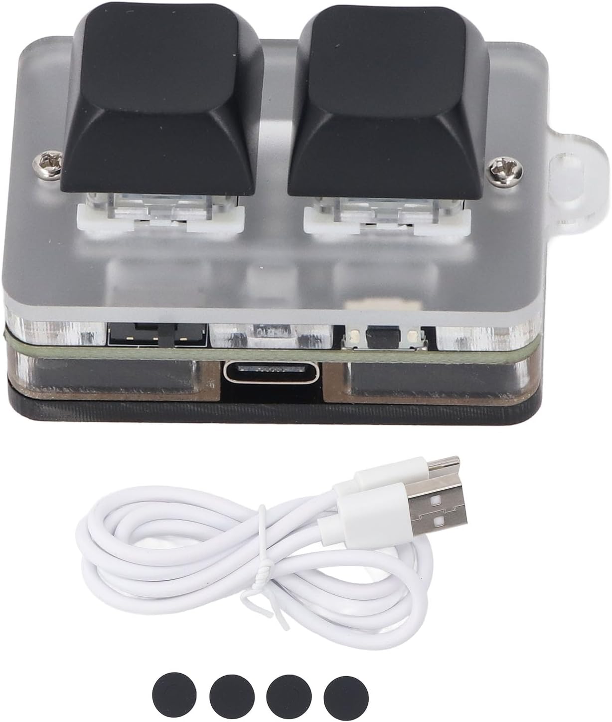 Amazon.com: Fockety 2 Keys Keyboard, Copy Paste Keyboard Support ...