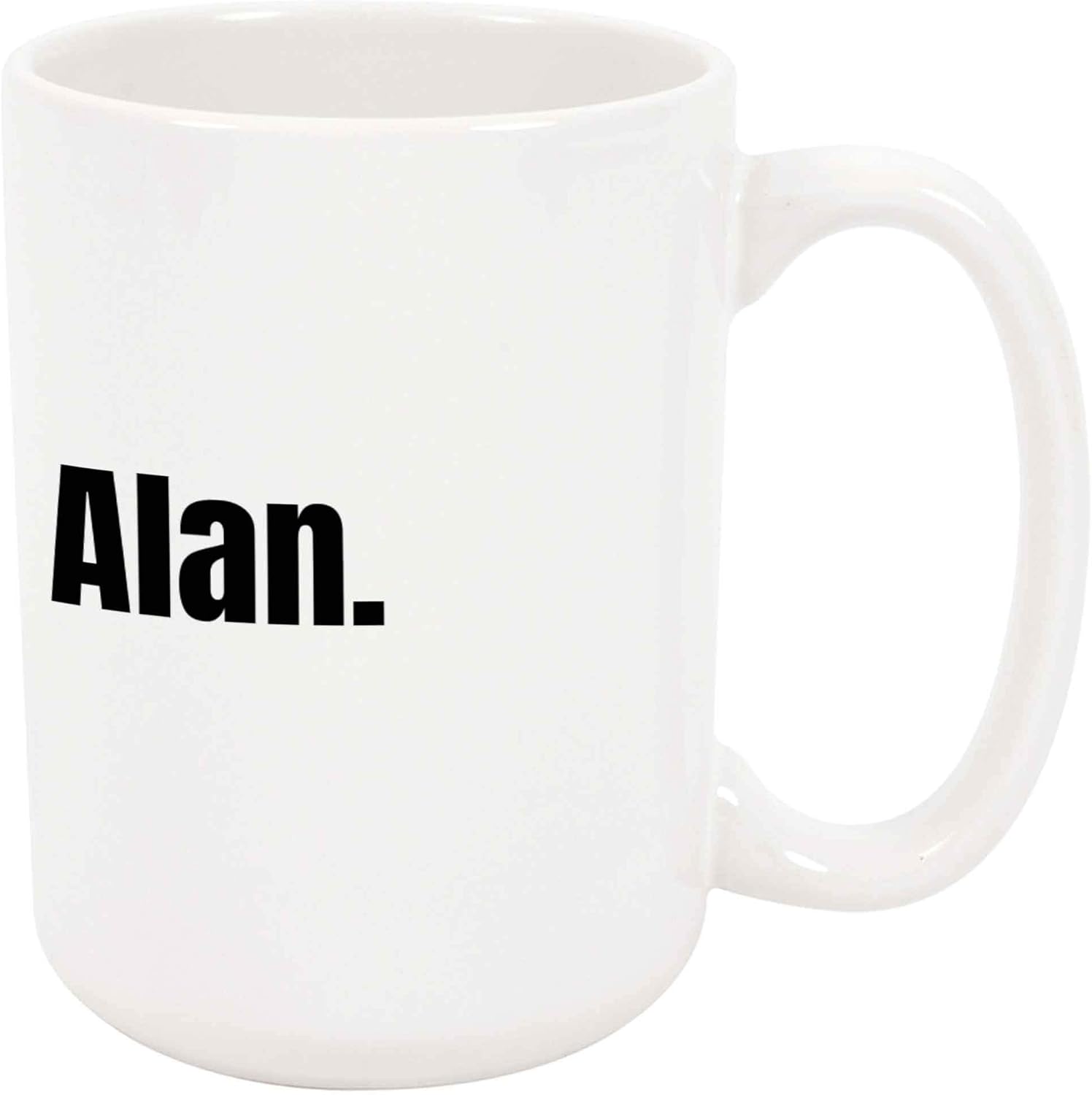 Amazon.com: Alan Coffee Mug - Personalized Ceramic Cup with Name ...