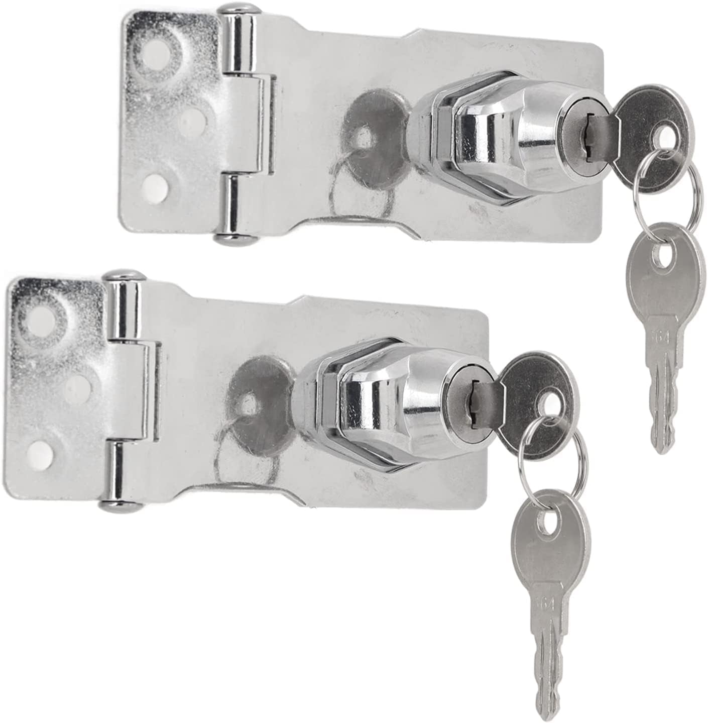 Amazon.com: Lock Hasp,Door Locks Hasp Latch,Keyed Hasp Locks, Door Lock ...