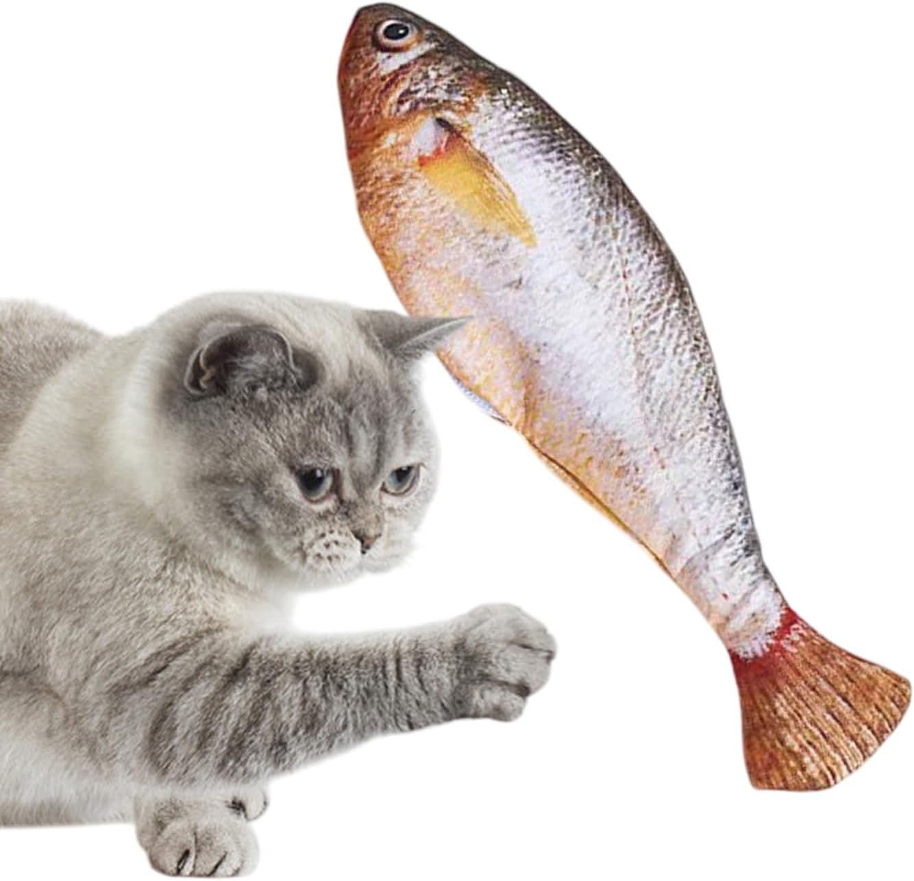 Quzente Flopping Fish Cat Toy,150mAh Flopping Fish - Interactive ...