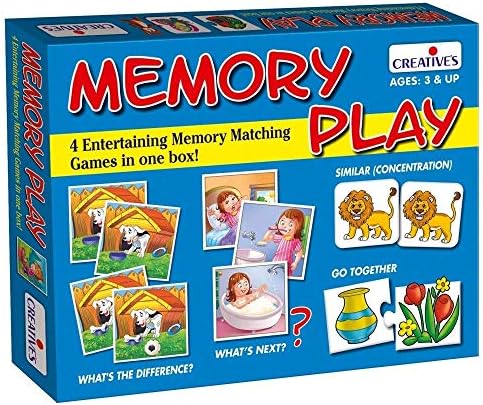 Creative’s Memory Play | Interactive set of Four Card Games to improve ...