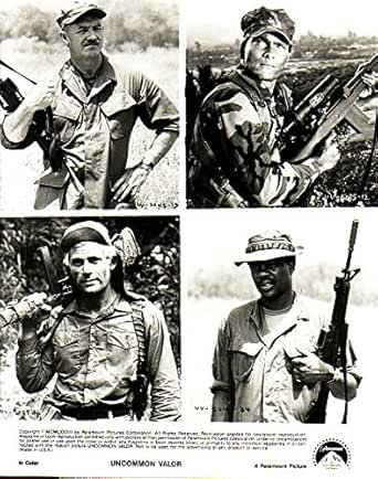MOVIE PHOTO: GENE HACKMAN PATRICK SWAYZE UNCOMMON VALOR 8x10 STILL FN ...