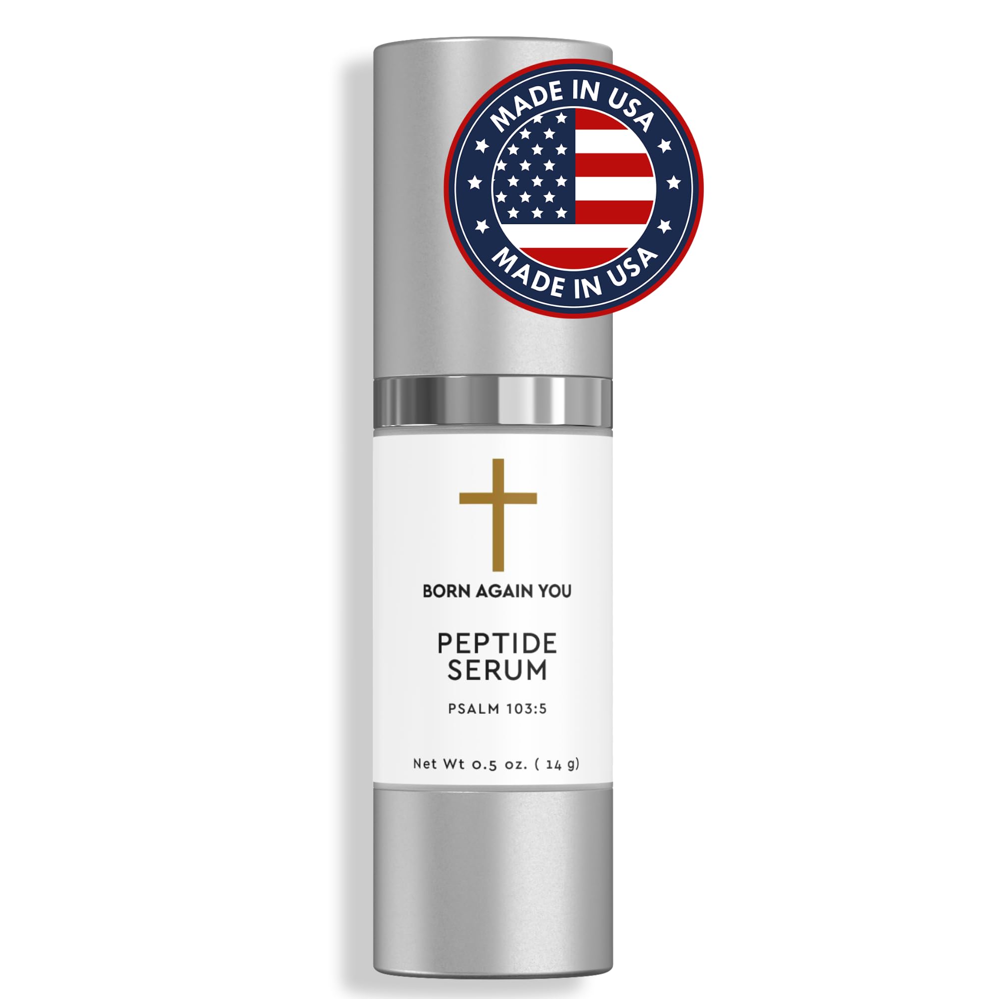 Amazon.com: Peptides Face Serum with Vitamin C and Hyaluronic Acid, 30 ...