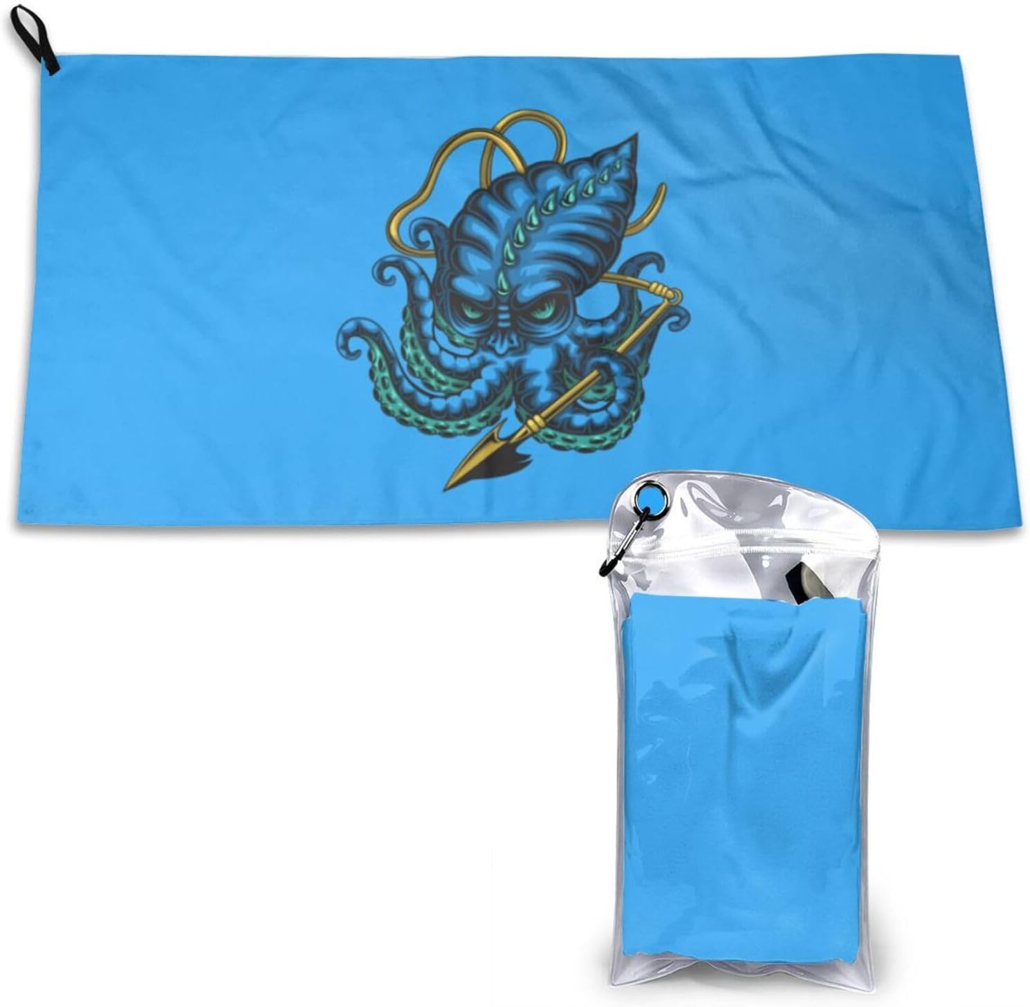Amazon.com: LIFANGMI Ferocious Octopus Towels 16x31.5 inch Ultra Soft ...
