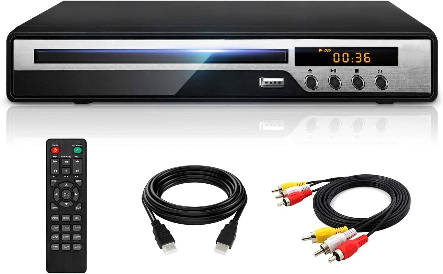 Amazon.com: HDMI DVD Players for TV, 1080P Full HD DVD Player for Home ...