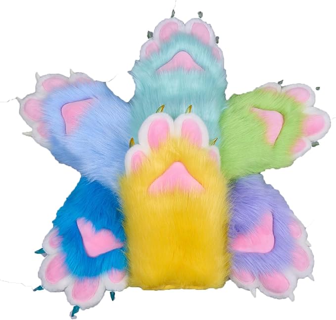 Amazon.com: FurryMascot™ Custom Any Colour Paws Fursuit Paw Commission ...