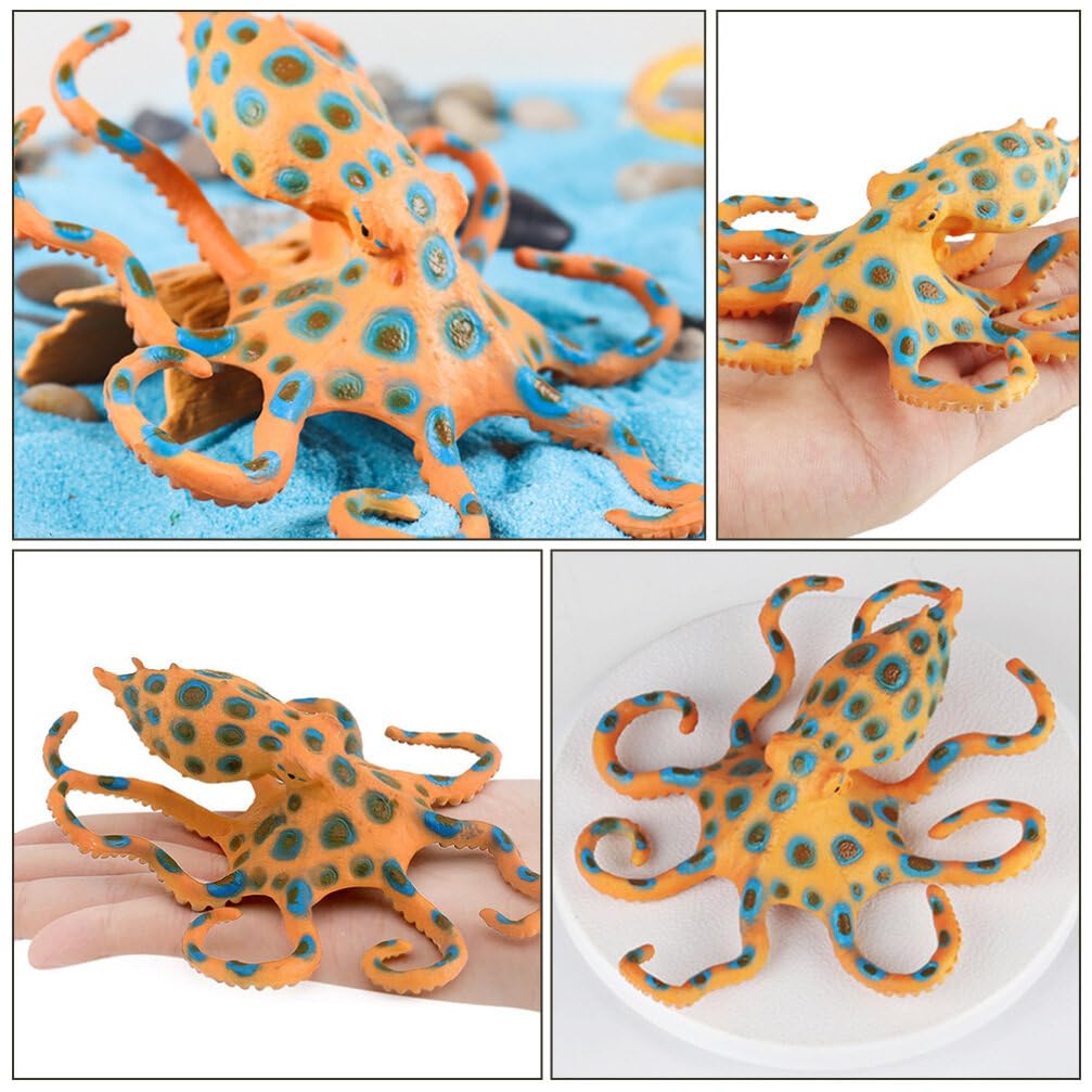 Snapklik.com : Realistic Simulation Octopus Figurine Plastic Simulated ...