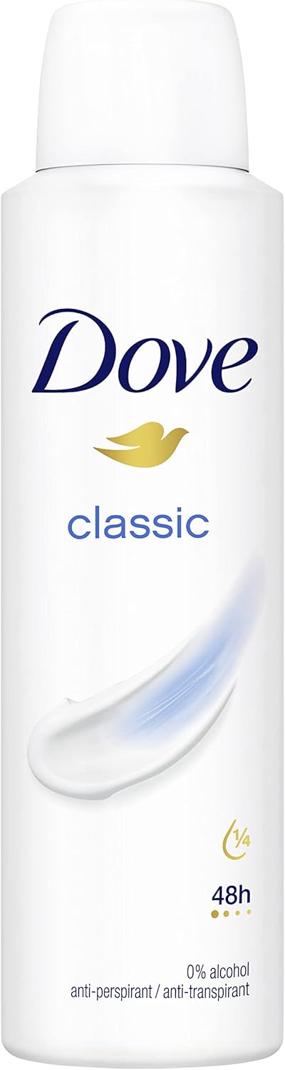 Dove Classic with ¼ moisturising cream Anti-perspirant Deodorant Spray ...
