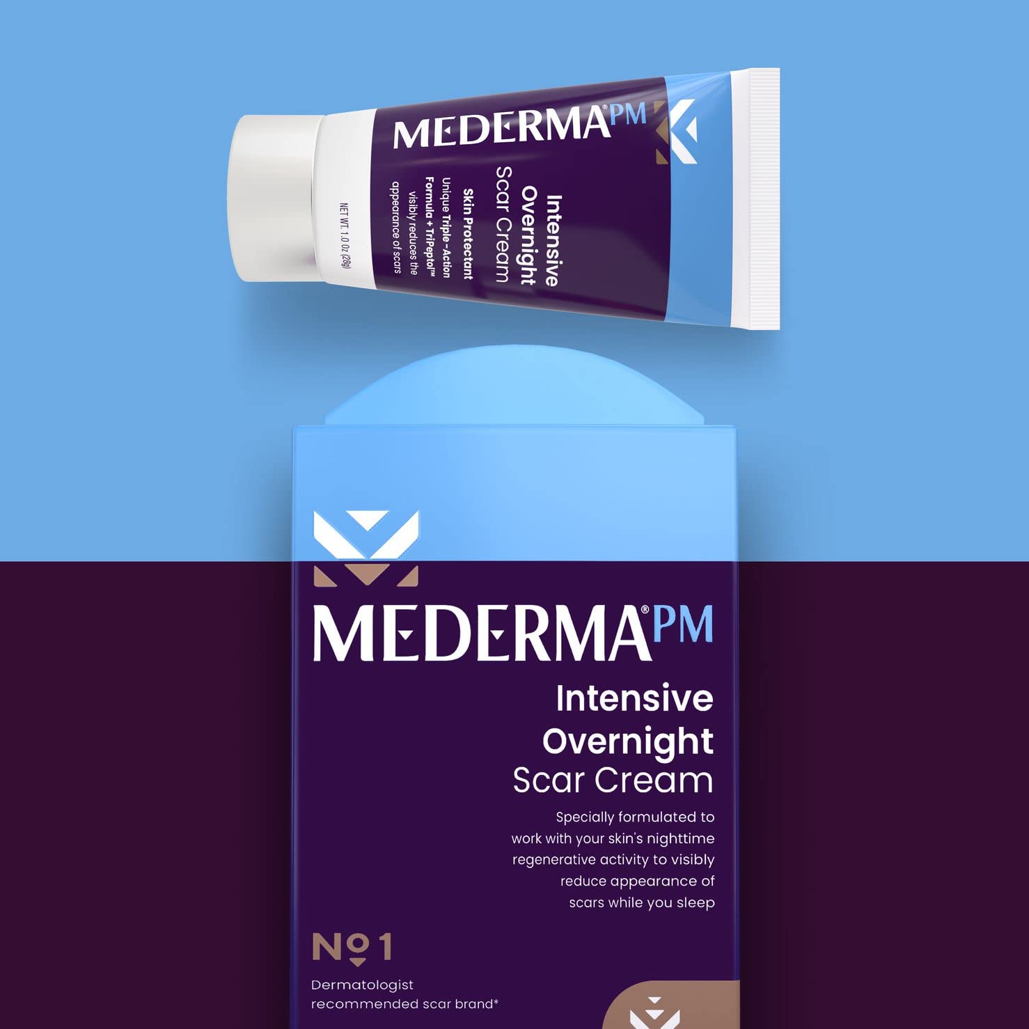 Snapklik.com : Mederma PM Intensive Overnight Scar Cream, Works