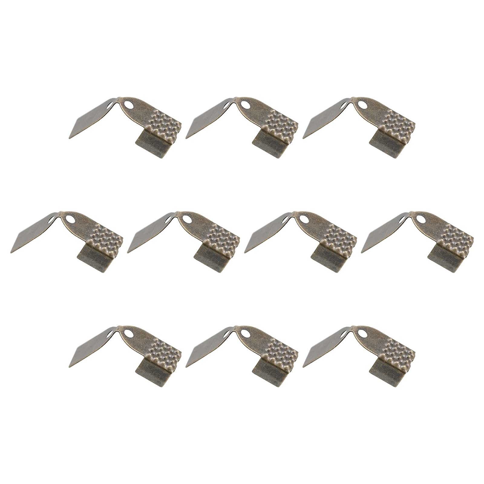 Amazon.com: uxcell Fold Over Crimp Cord Ends, 5mm End Cap Clasps for ...