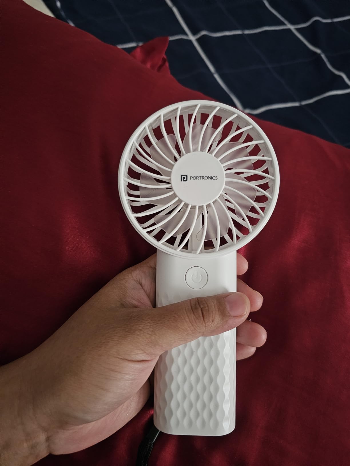 Portronics Toofan Mini 2 Portable Handheld & Personal Fan with 6 Speed ...