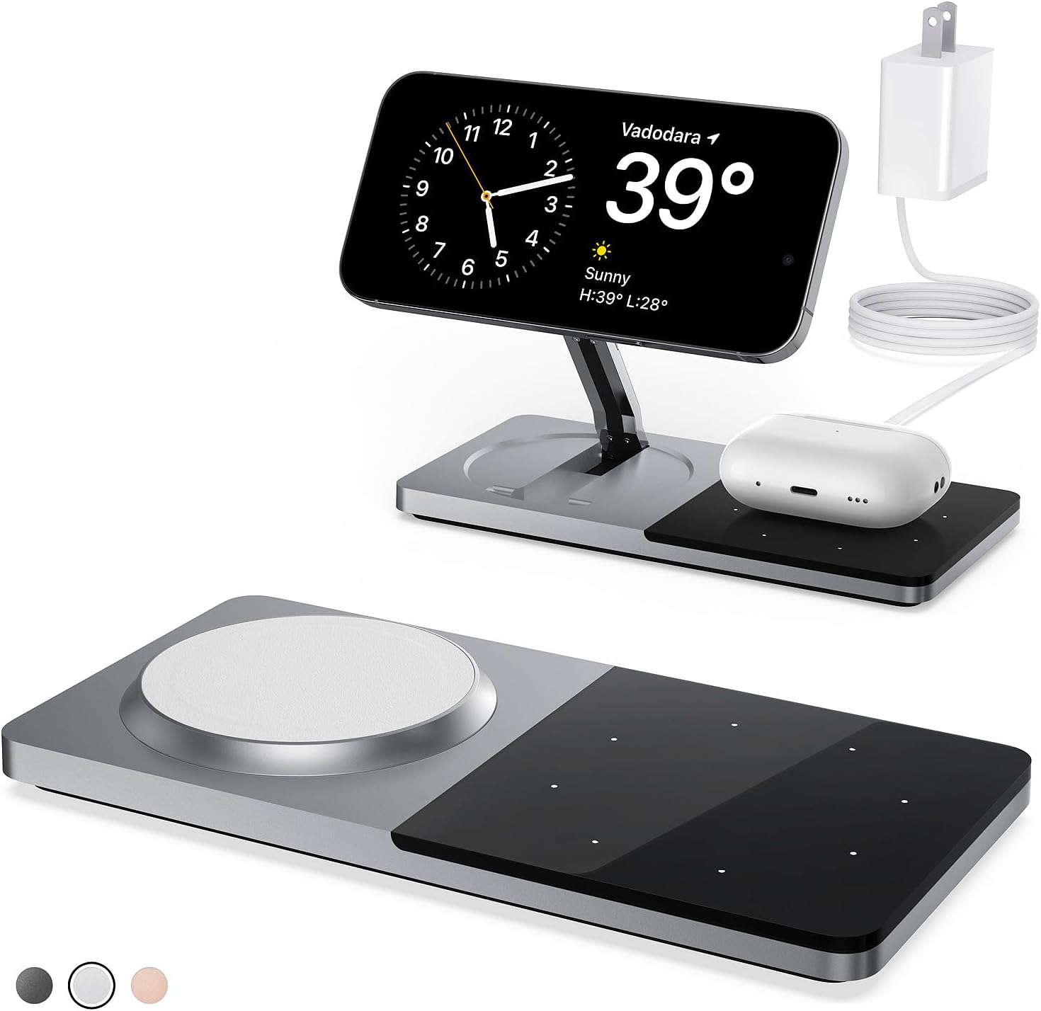 Amazon.com: Anker Wireless, PowerWave 2-in-1 Magnetic Charging Stand ...