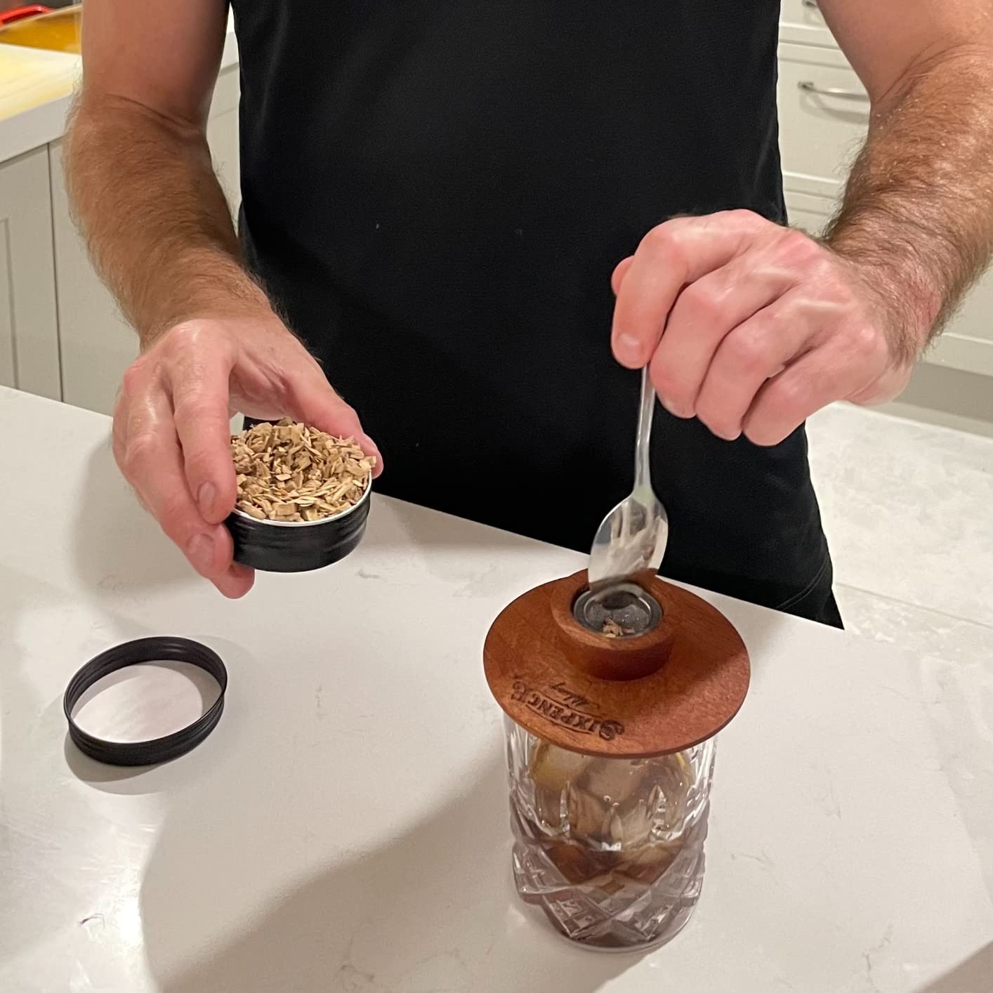 Sixpence Alchemy Cocktail Smoker Kit with Torch. Hardwood Whisky Smoker ...