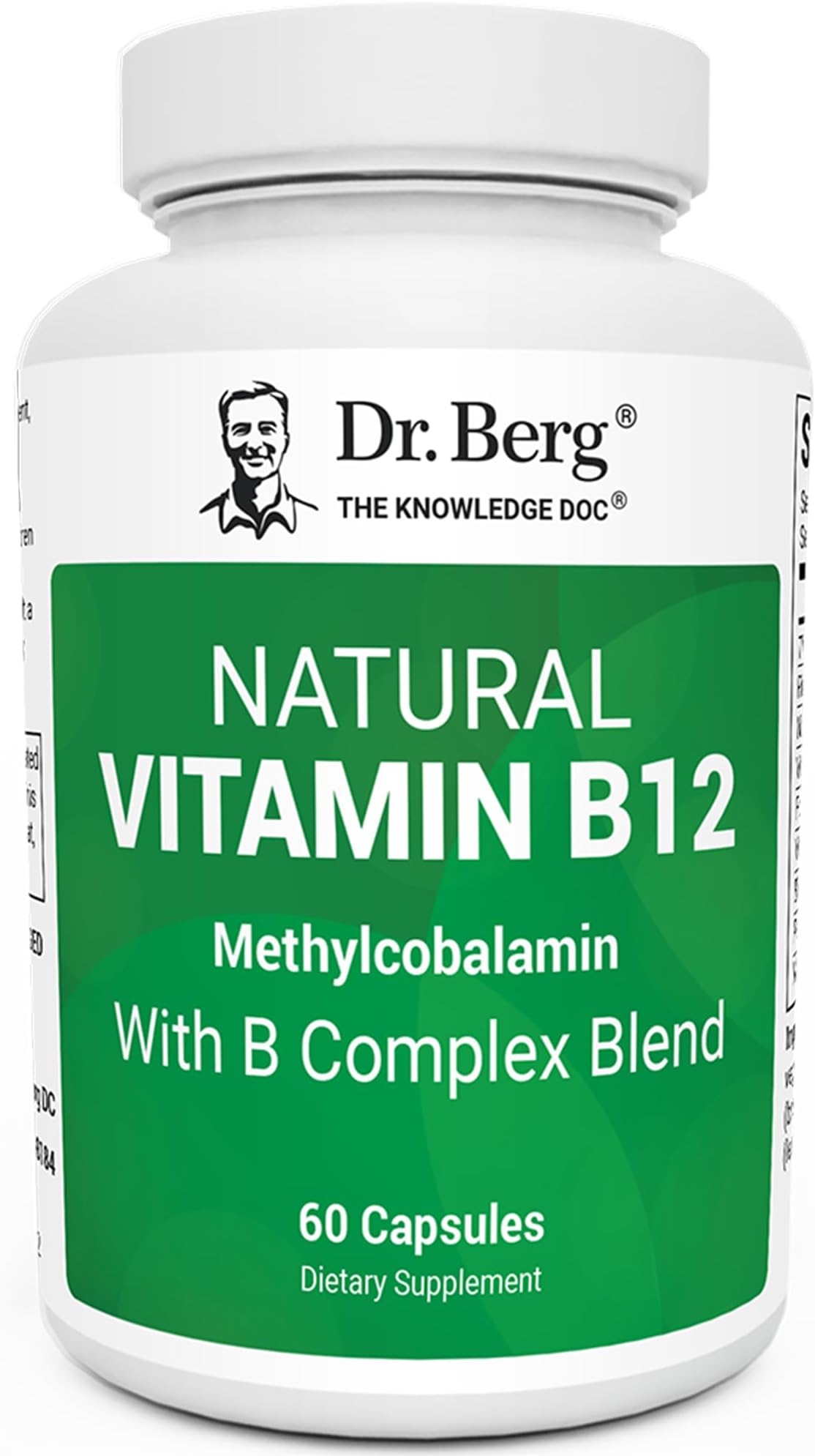 Amazon.com: Dr. Berg Natural Vitamin B12 1000 mcg with B Complex Blend ...
