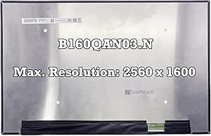 Amazon.com: B160QAN03.N 16.0 inch WQXGA 2560×1600 LCD Screen Laptop ...