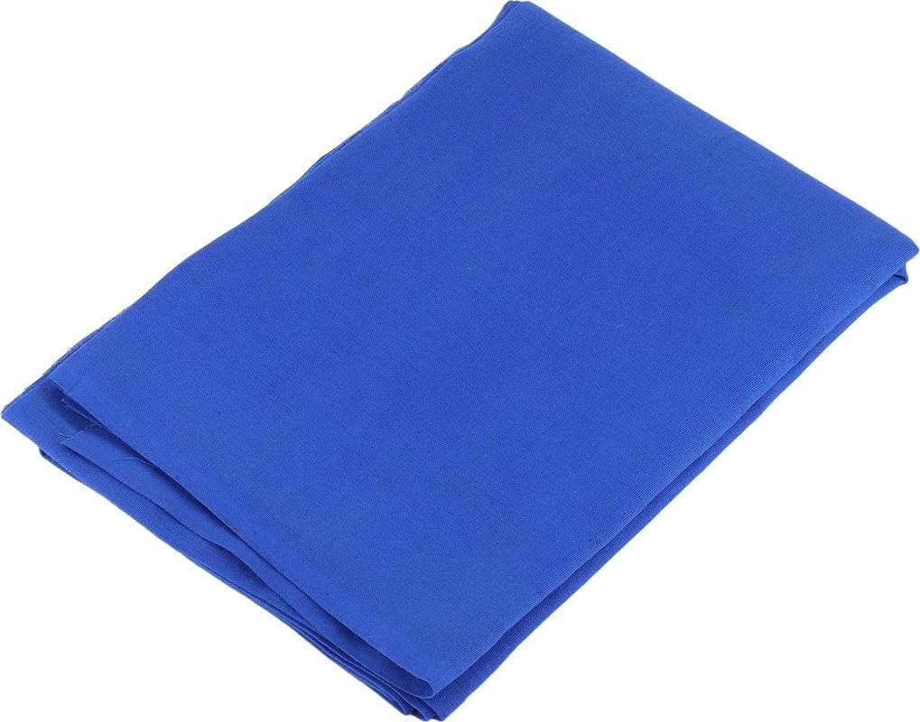 DOKCHAN Pure Cotton Blue Color Altar Pooja Cloth For Pooja (Size - 1.25 ...