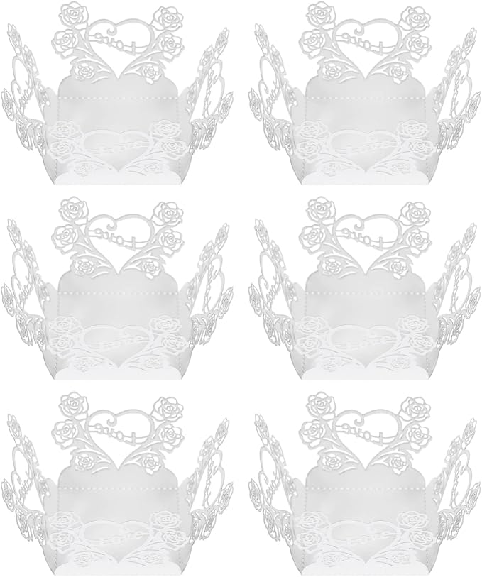 Amazon.com: Ipetboom 50pcs Truffle Wrappers Paper Chocolate Candy Cups ...