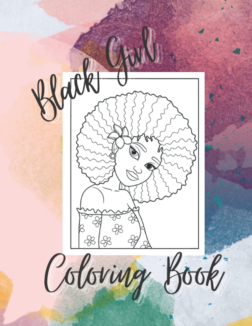 Buy Black girl Coloring Book: Black Girl Magic, POC, Coloring Pages ...