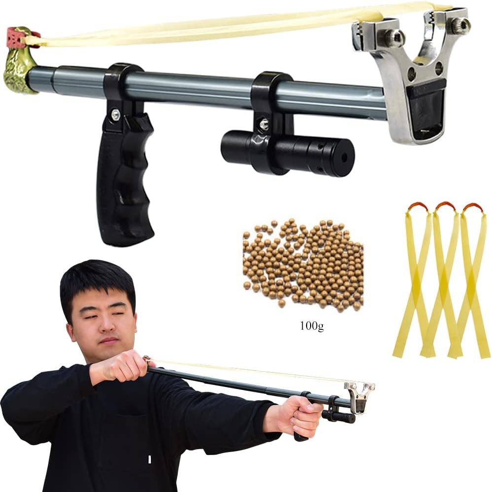 Piaoyu Retractable Slingshot, Slingshot Rifle for Hunting and Shooting ...