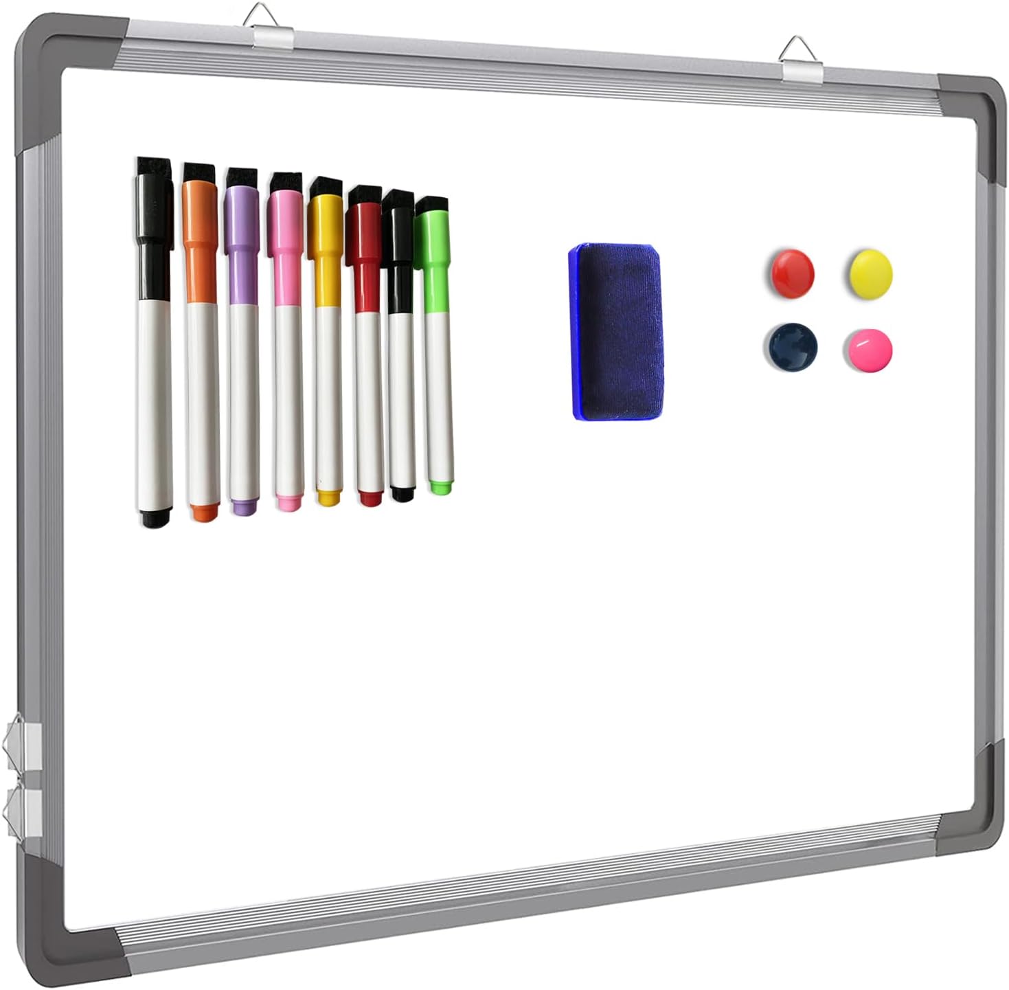 Amazon.com : White Board Dry Erase, 24 x 16 inches Magnetic Dry Erase ...